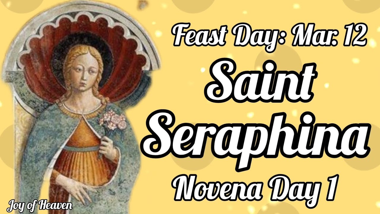 ST. SERAPHINA Novena Prayer Day 1 ( ST. FINA ) / Patron Saint of ...