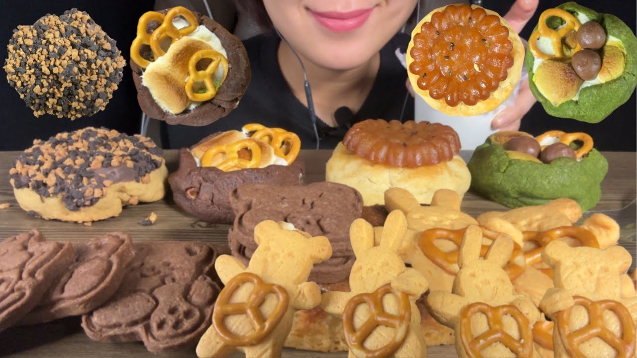 ASMR COOKIE COLLECTION, CHOCOLATE, GREEN TEA, BUTTER AND MARSHMALLOW ...