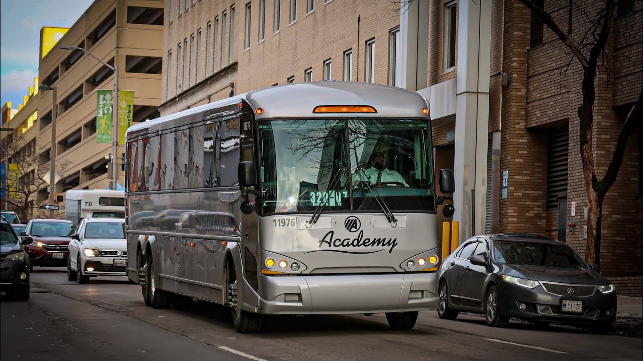 Academy Bus 2020 MCI D4505 11976 on MTA Maryland Route 320 - YouTube