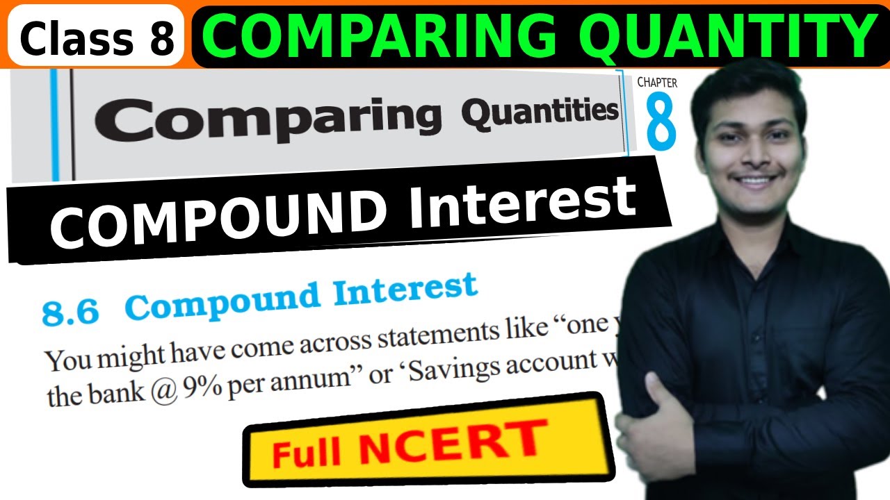 What is compound interest Class 8 Math COMPLETE NCERT MATH CBSE BOARD ...