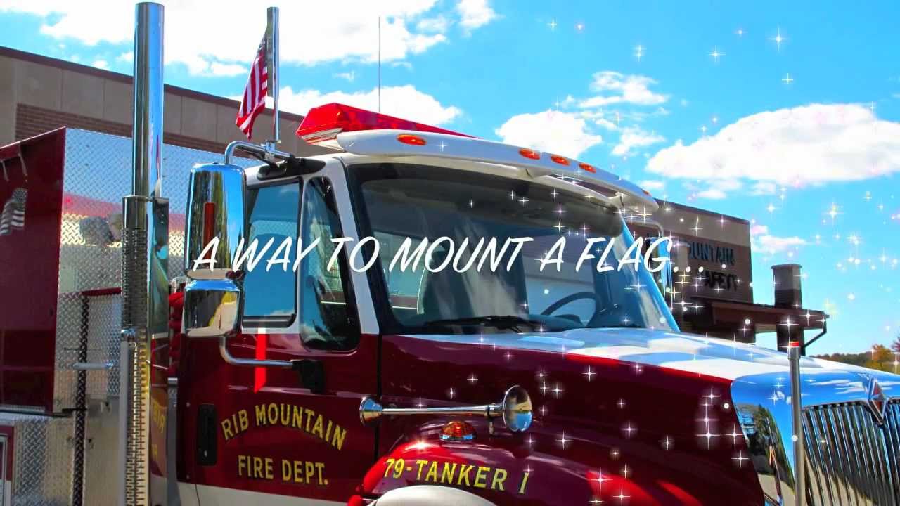 Fire Truck Flags - www.FireTruckFlags.com - YouTube