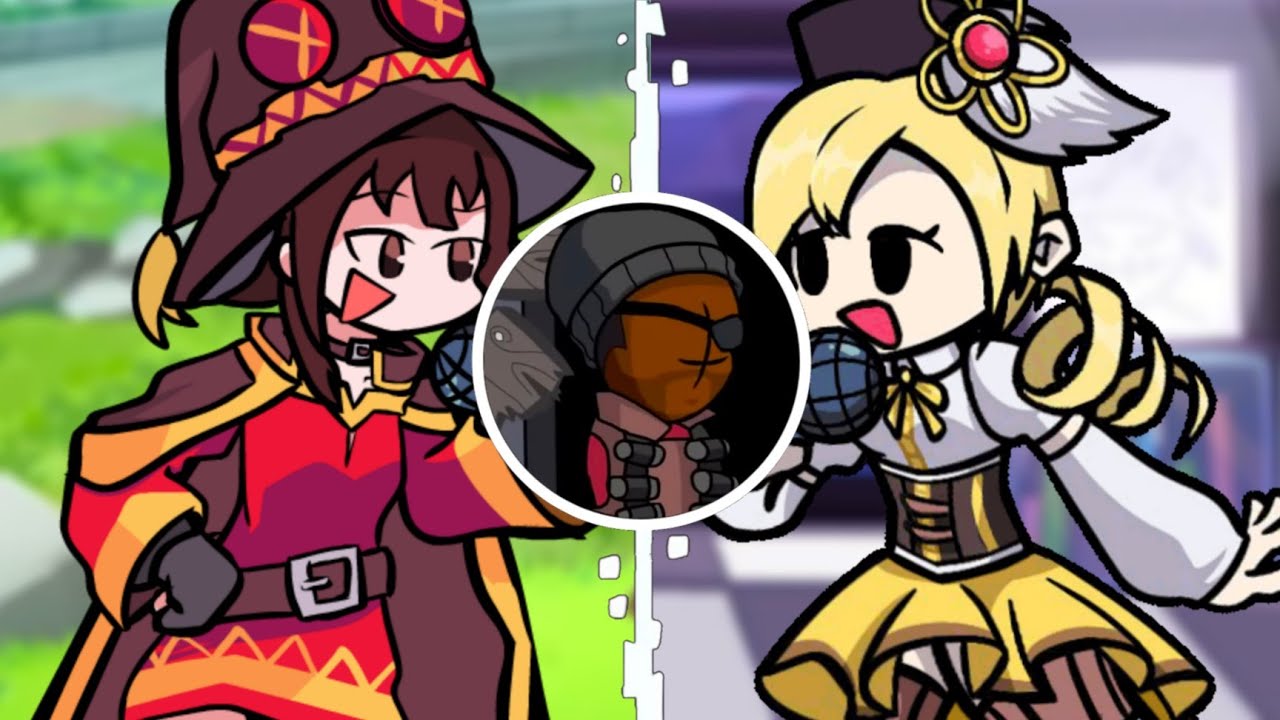 Kaboom but Megumin and Mami sings it | FNF Madness Vandalization (FNF Kaboom Cover - Mod ver ...