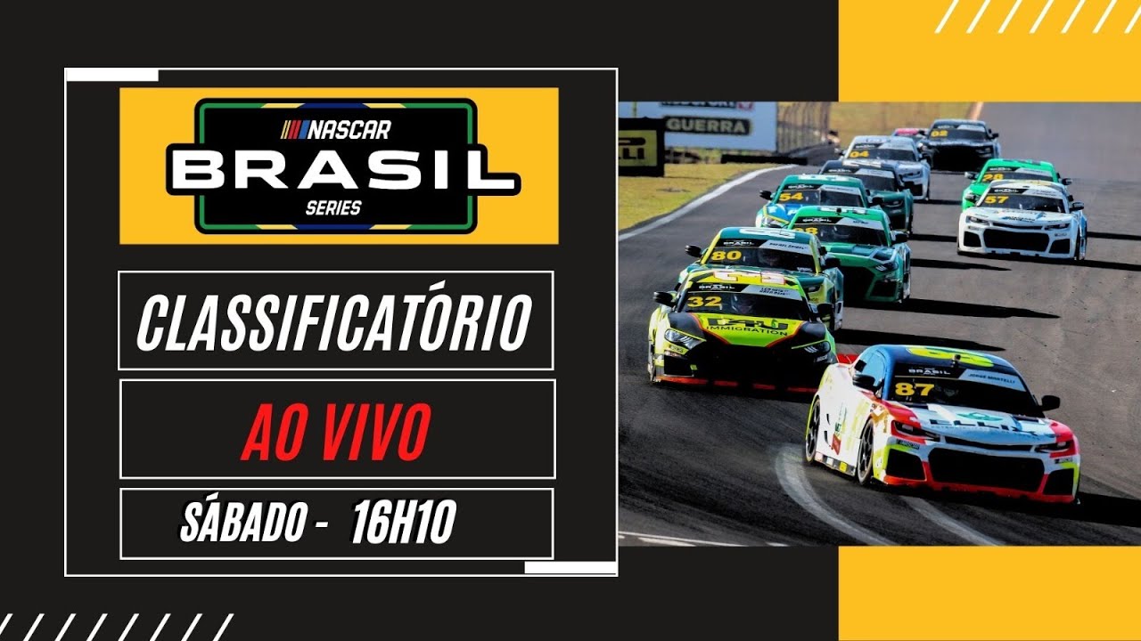 AO VIVO TREINOS CLASSIFICATÓRIOS - ETAPA 1 - CAMPO GRANDE/MS - NASCAR ...