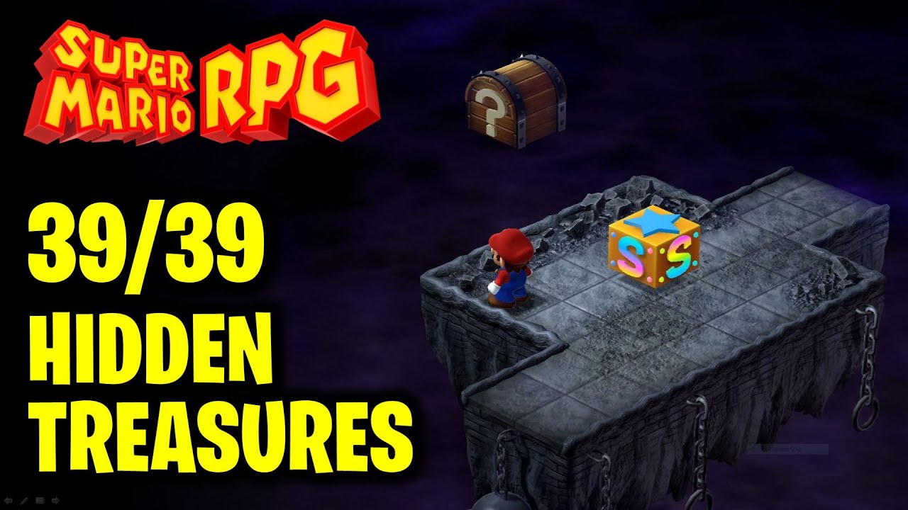 All 39 Hidden Treasures Locations | Super Mario RPG - YouTube