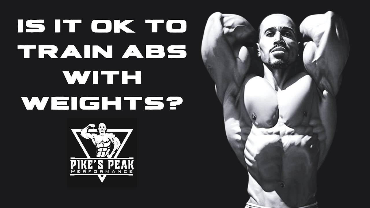 Is it OK to train abs with weights? - YouTube