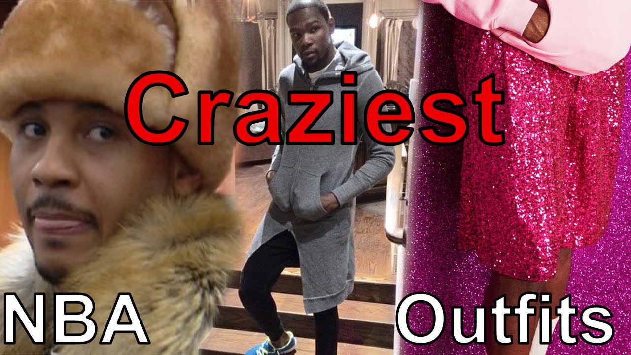 THE CRAZIEST OUTFITS FROM NBA PLAYERS - YouTube