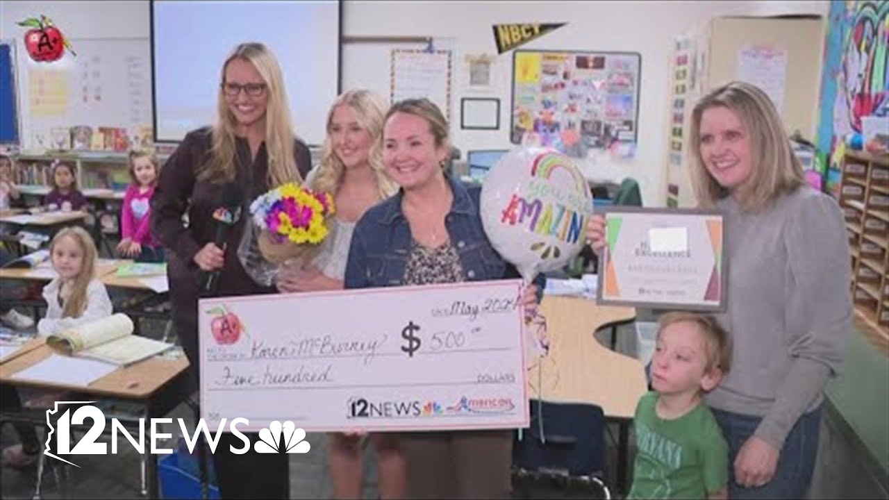 A+ teacher gets special recognition - YouTube