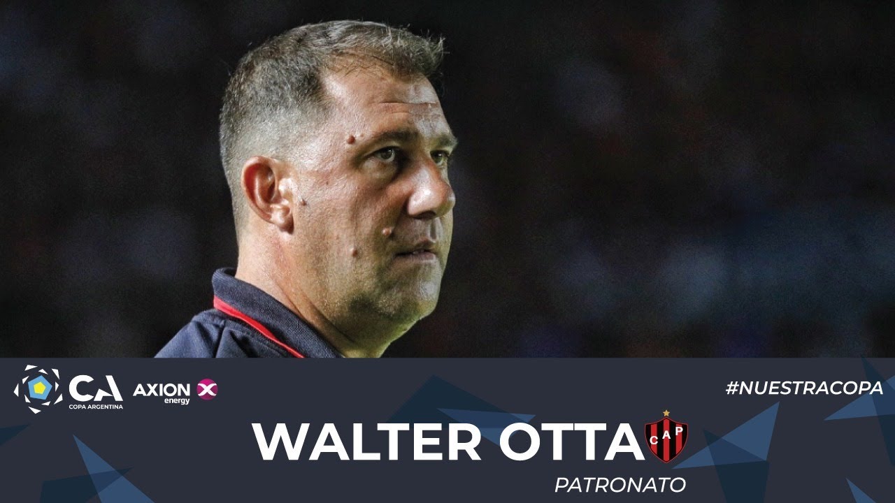 Walter Otta - entrenador de Patronato - YouTube