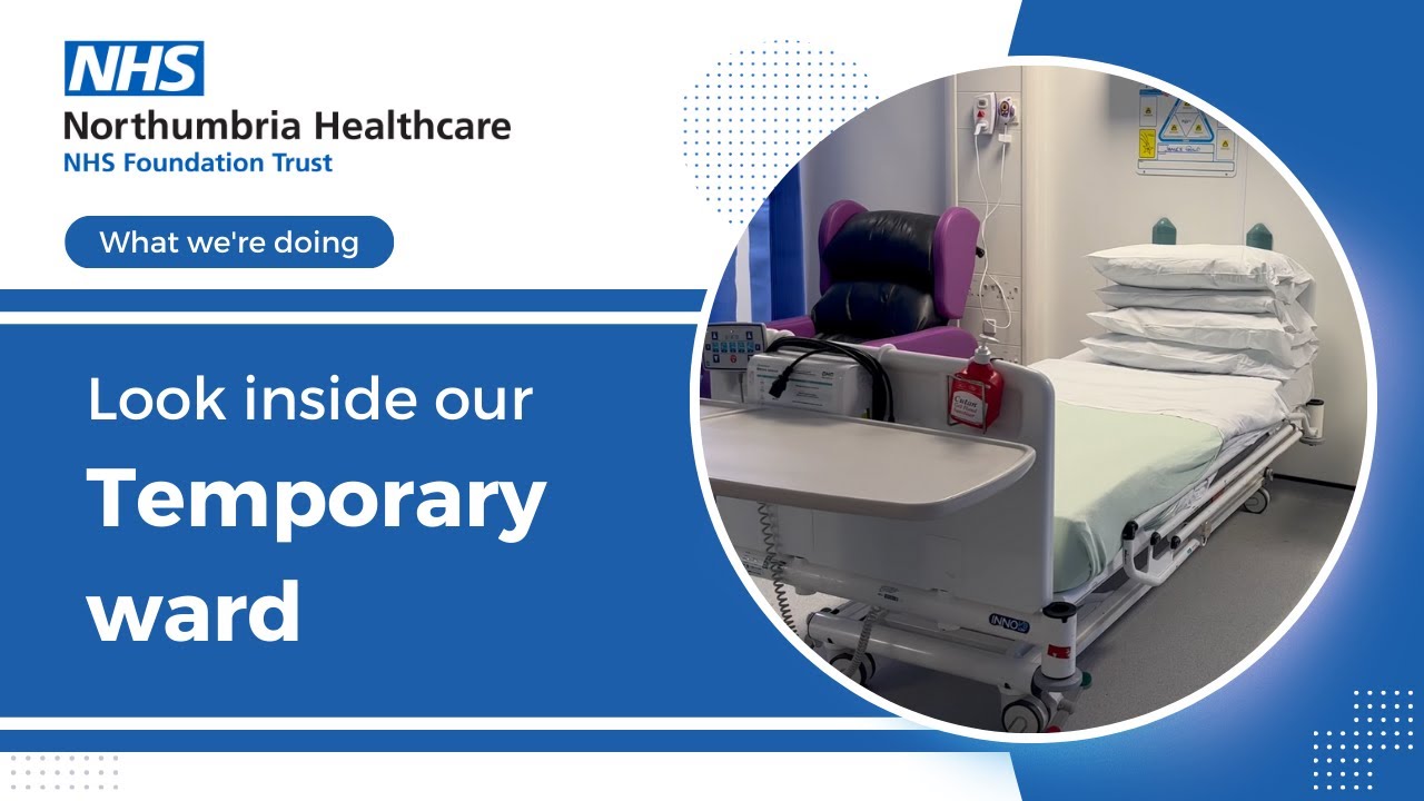 Temporary ward update at Berwick Hospital - YouTube
