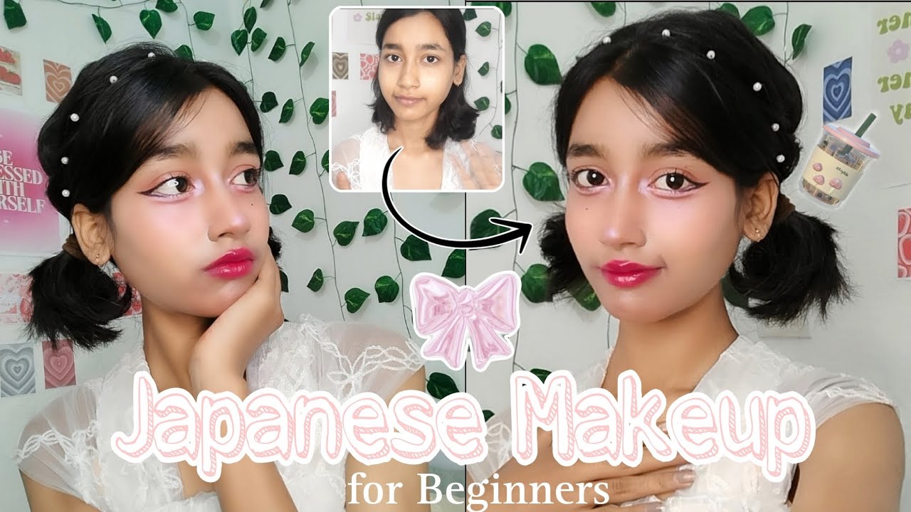 Soft Japanese Makeup For Beginners on Brown Skin 🎀 @Smilelike.muskan ...