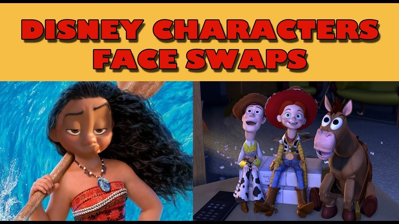 FUNNIEST DISNEY CHARACTERS FACE SWAPS - NEW ! DISNEY ANIMATIONS - YouTube