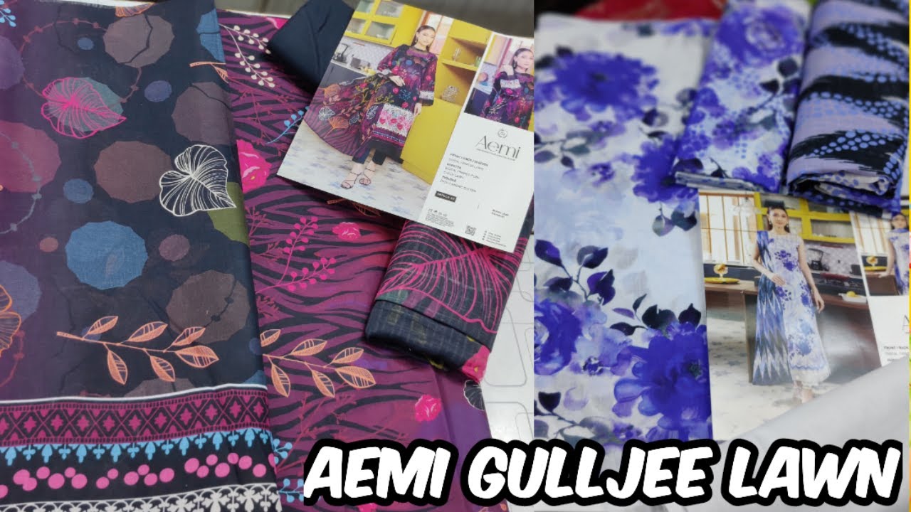 Aemi By Gull Jee New Dresses Printed Best Lawn - YouTube