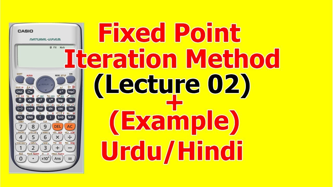 Simple Iteration Method Or Fixed Point Iteration Method Lecture 02 In
