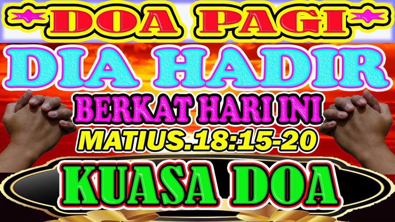 💝Renungan pagi kristen hari ini, doa pagi, renungan pagi, doa pagi ...