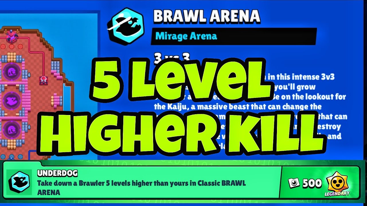 Take Down a Brawler 5 levels Higher Than yours in Classic BRAWL ARENA ...