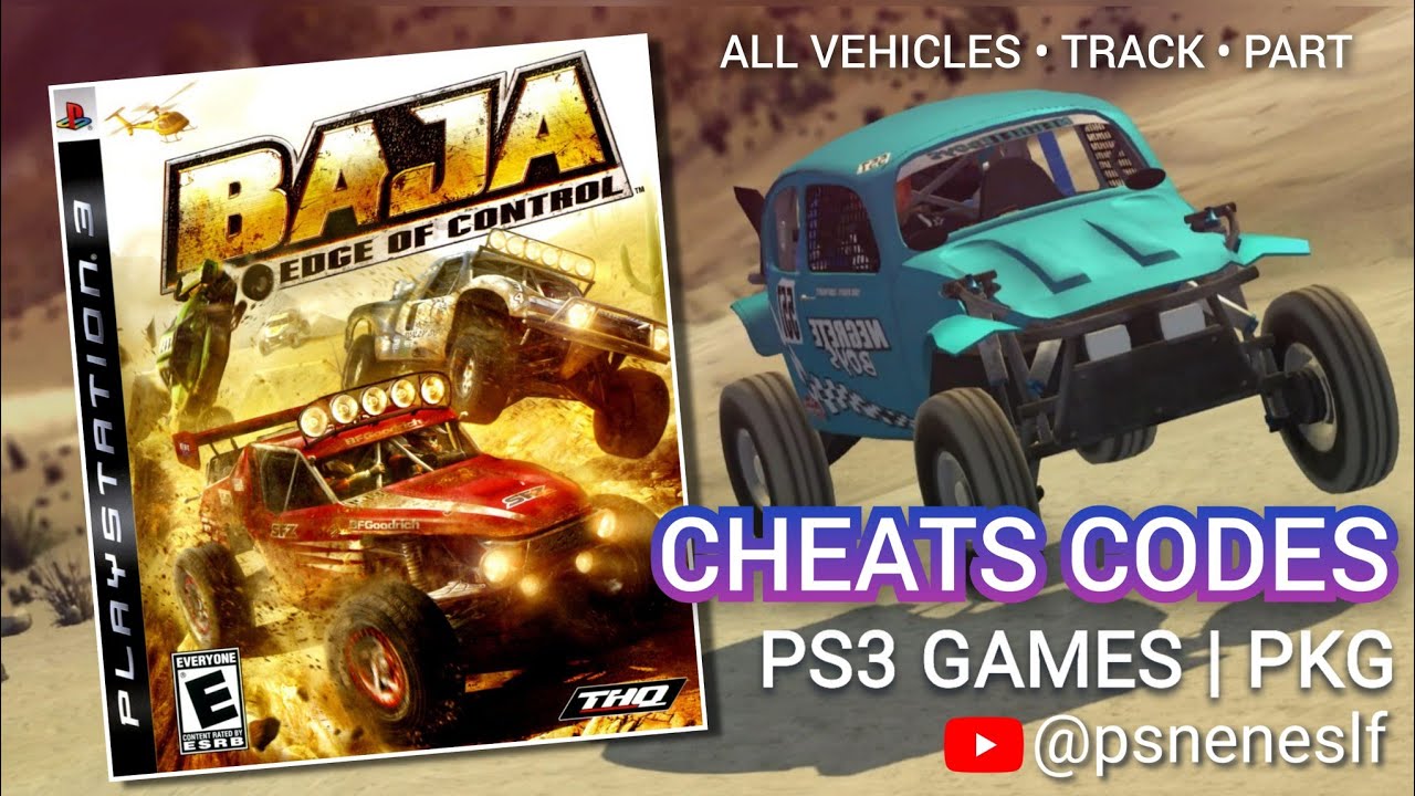 Baja Edge of Control PS3 PKG (XMB) - Cheat Codes - YouTube