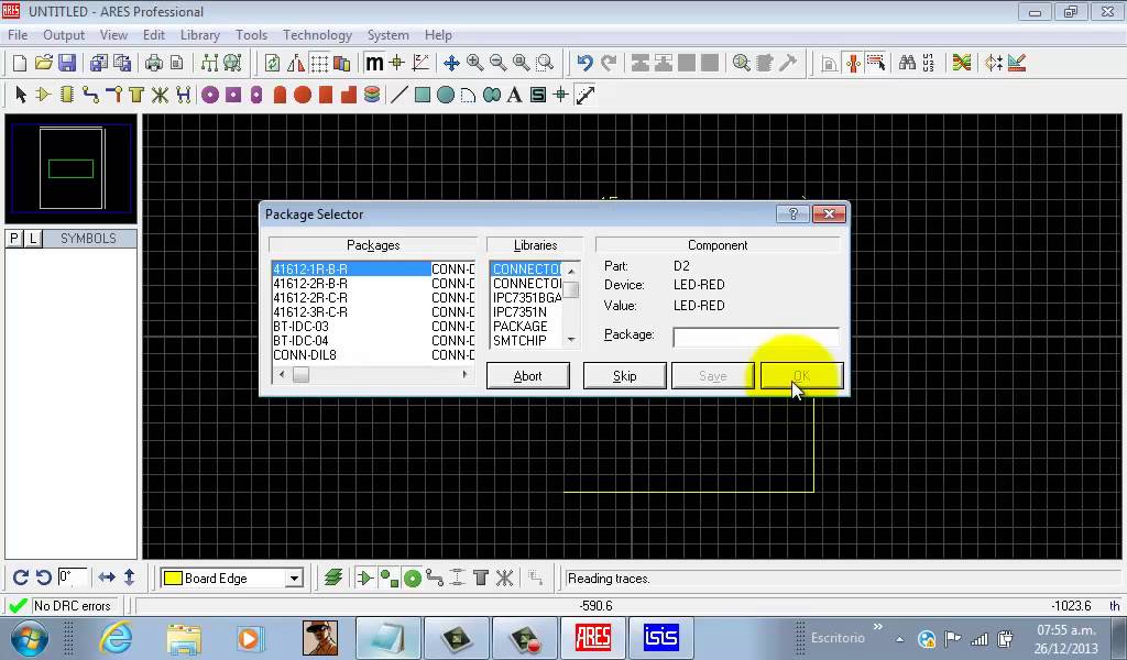 como pasar circuitos de proteus a ares - YouTube