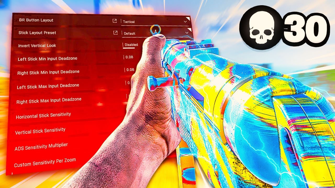 #1 *BEST* CONTROLLER SETTINGS in WARZONE😱 (SENSITIVITY + DEADZONE ...