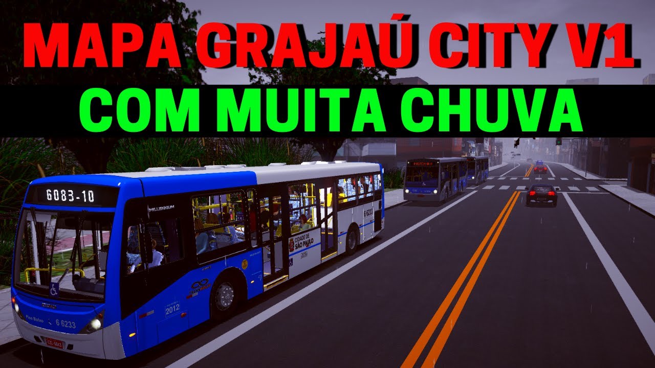 🔴Mapa Grajaú City Fictício V1 Linha 6083 Jd Eliana | Gameplay Proton ...