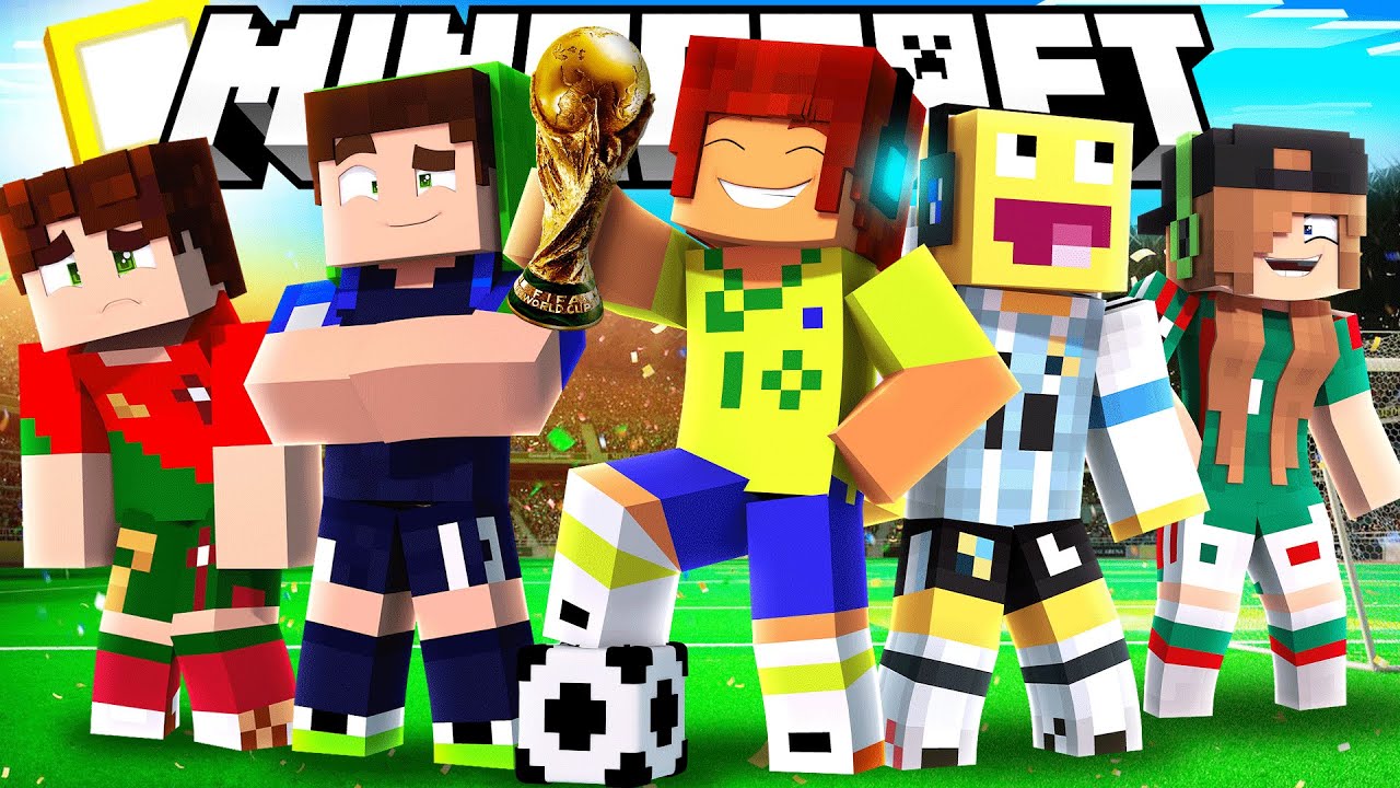 COPA de FUTEBOL do MUNDO NO MINECRAFT - FILME - YouTube