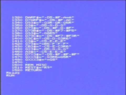 Tatung Einstein - "Introduction" demo and "Robin" song - YouTube