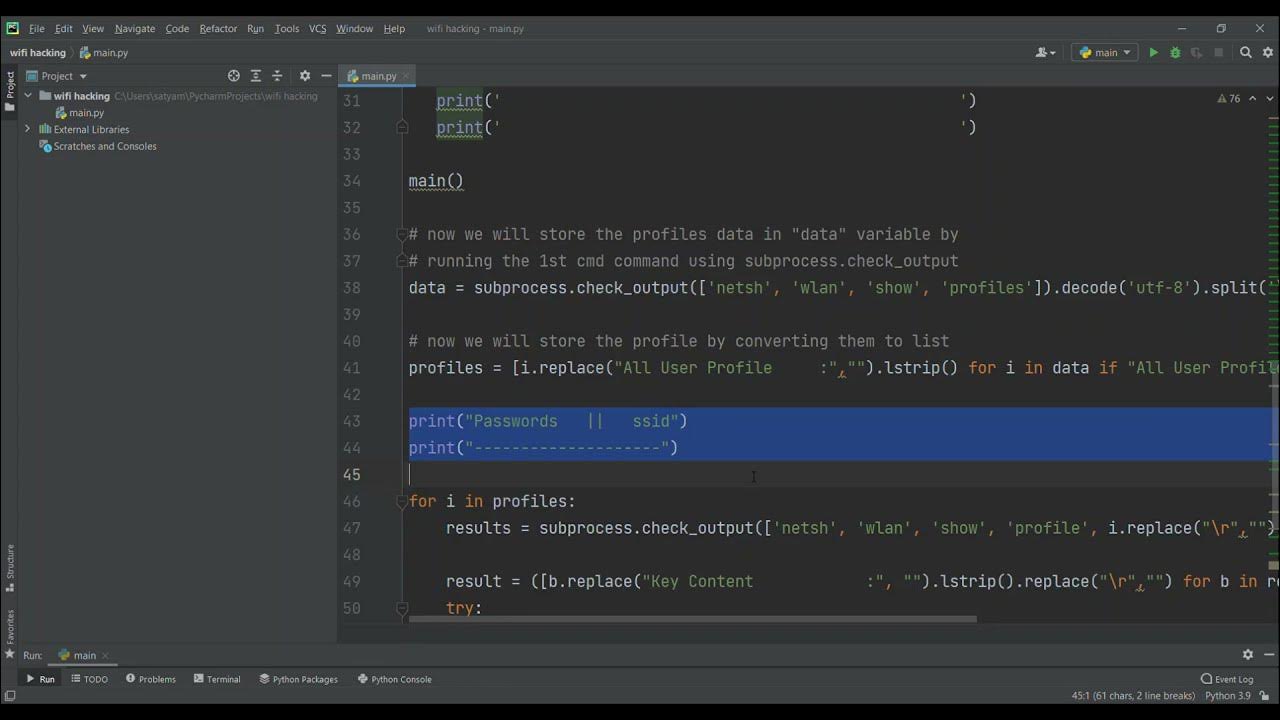 Wifi Hacking Using Python || Just For Educational Purpose || Reminder ...