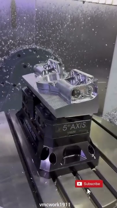 VMC 5 AXIS JOB WORK 3D💯#youtubeshorts - YouTube