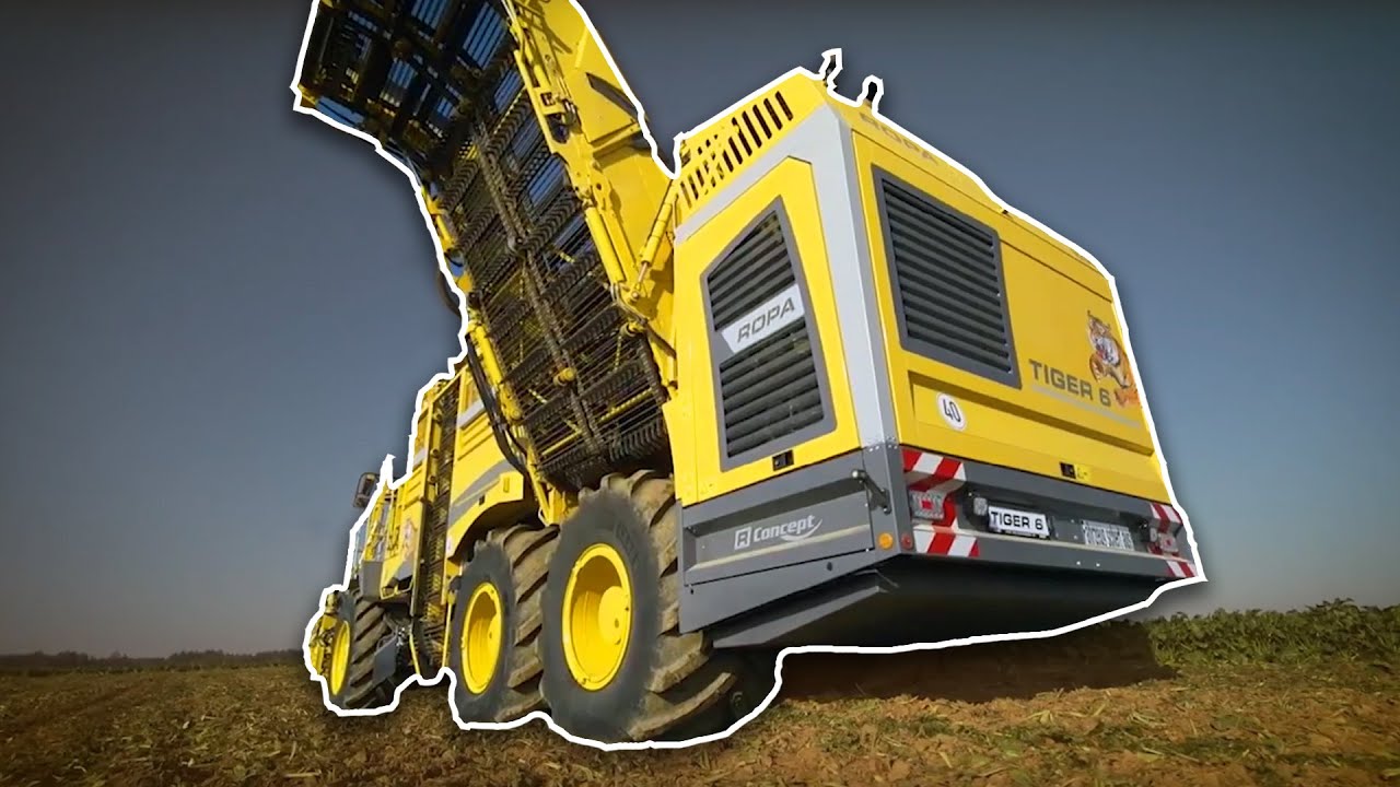 The ROPA Tiger 6 Beet Harvester Powered by Volvo Penta I Volvo Penta ...