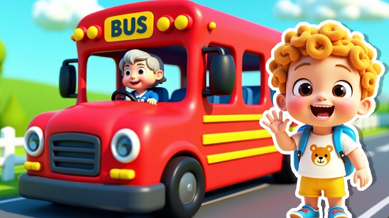 Sing Wheels on the Bus 🐸 Educational Songs for Kids - YouTube