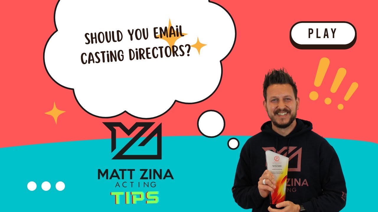 Should you email casting directors? - YouTube