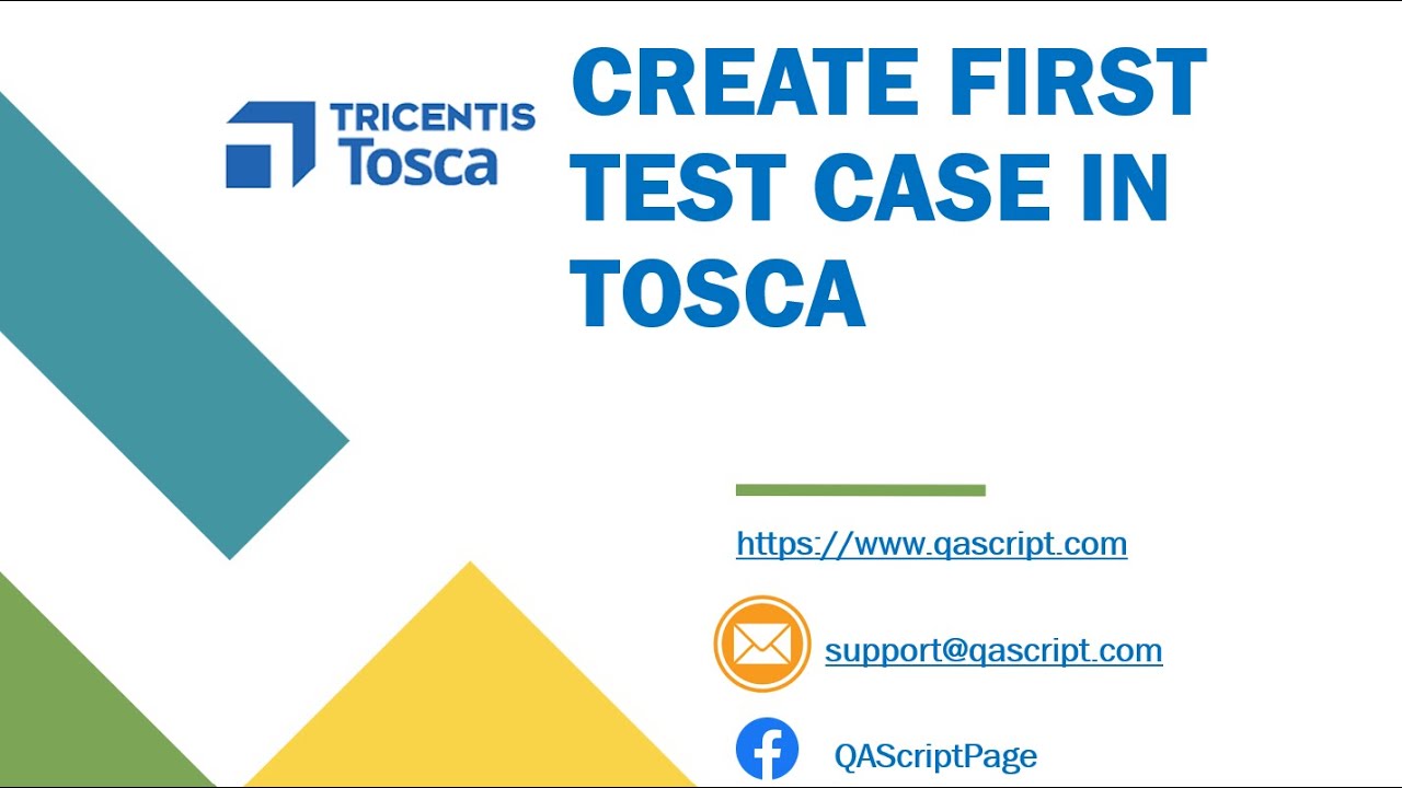 Tosca Tutorial Create First Automated Test Case In Tosca Commander Tosca Tutorial Create First Automated Test Case In Tosca Commander