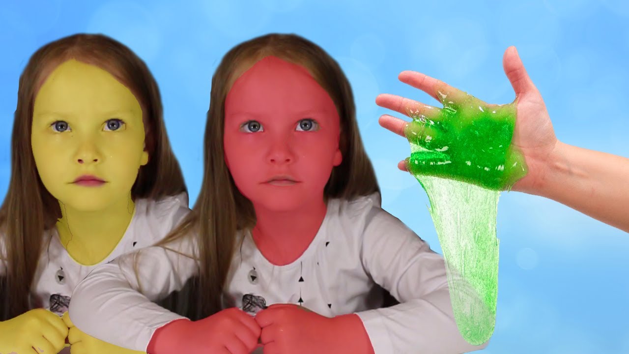 Bad Baby with Tantrum and Crying for COLORFUL FACE Learn Colors with ...