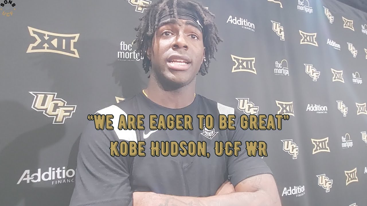 UCF Knights WR Kobe Hudson is eager to be great in 2024 - YouTube