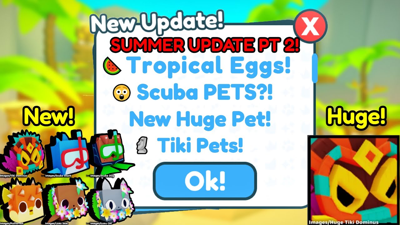 🍍Summer Update Pt. 2 Leaks! (Pet Simulator X) - YouTube