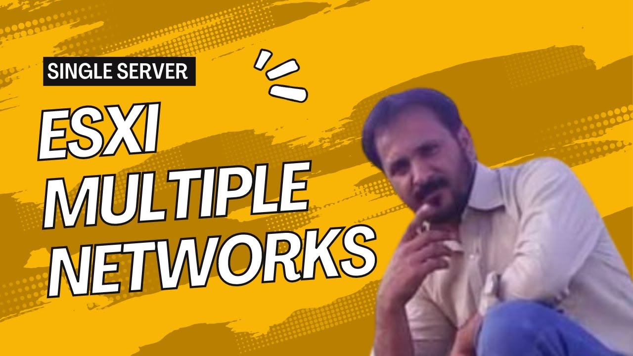 ESXi Multiple Network on Single Server - YouTube