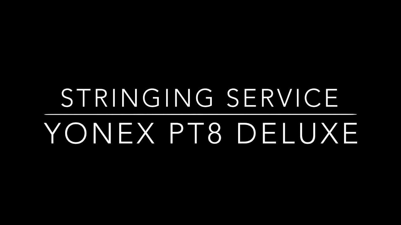 Stringing service at Yonex Concept Store by Vsmash - YouTube