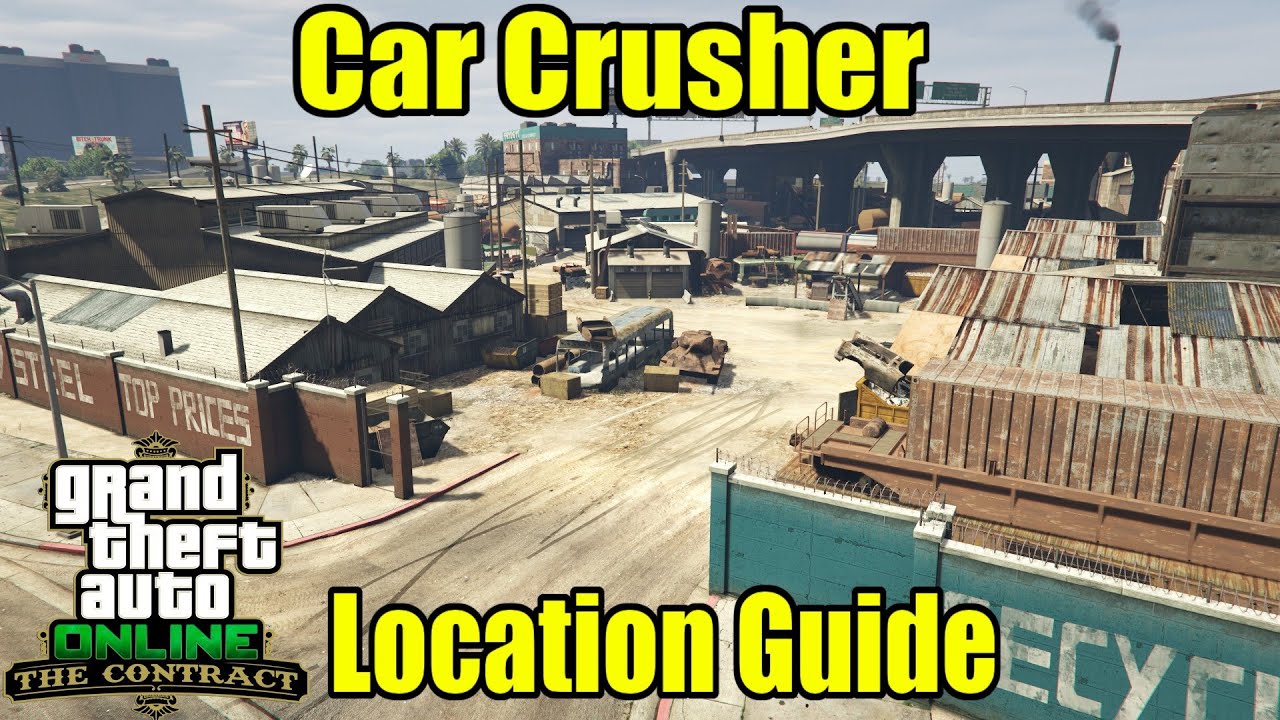 Car Crusher Location For Assassination Bonus Guide (GTA 5 Online) - YouTube