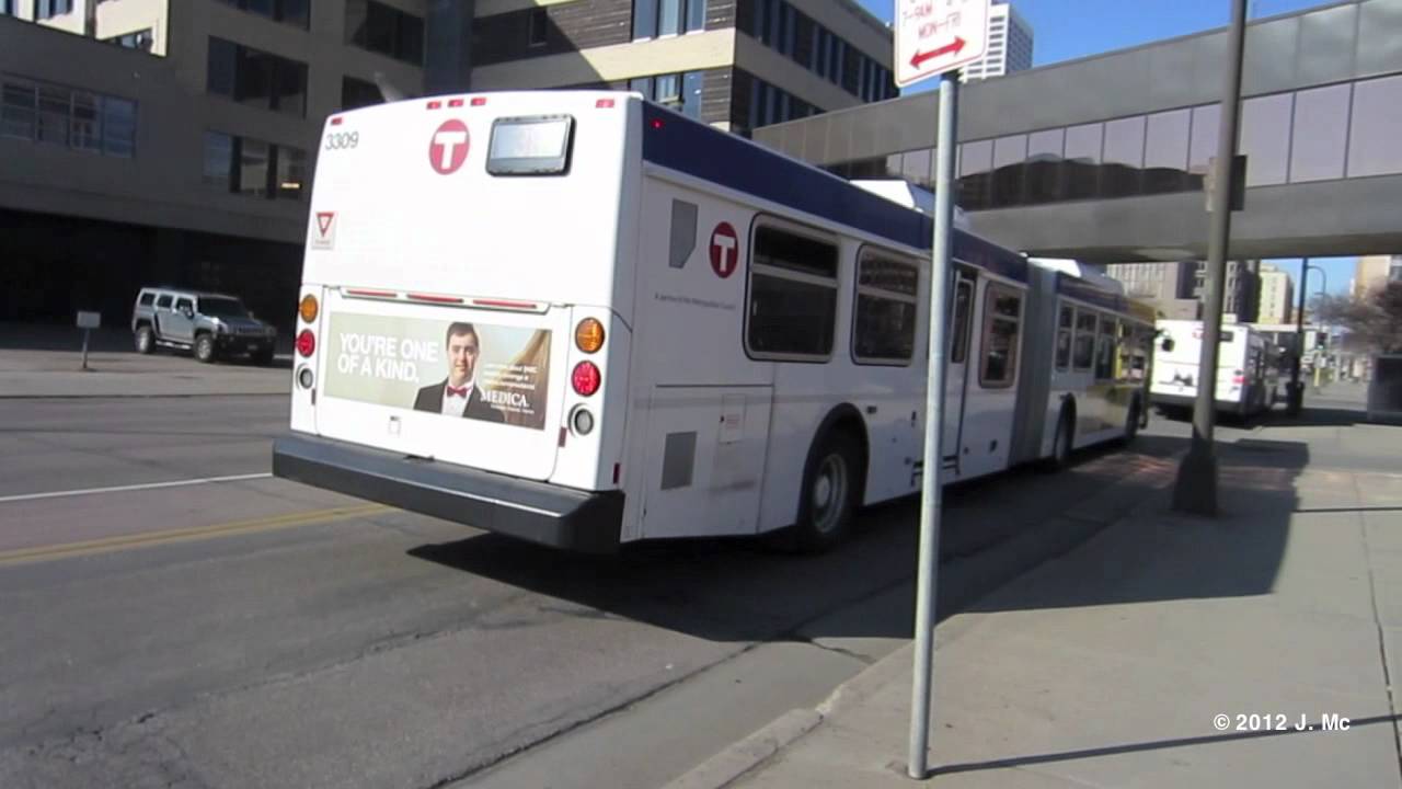 Metro Transit New Flyer D60LFR Buses - YouTube