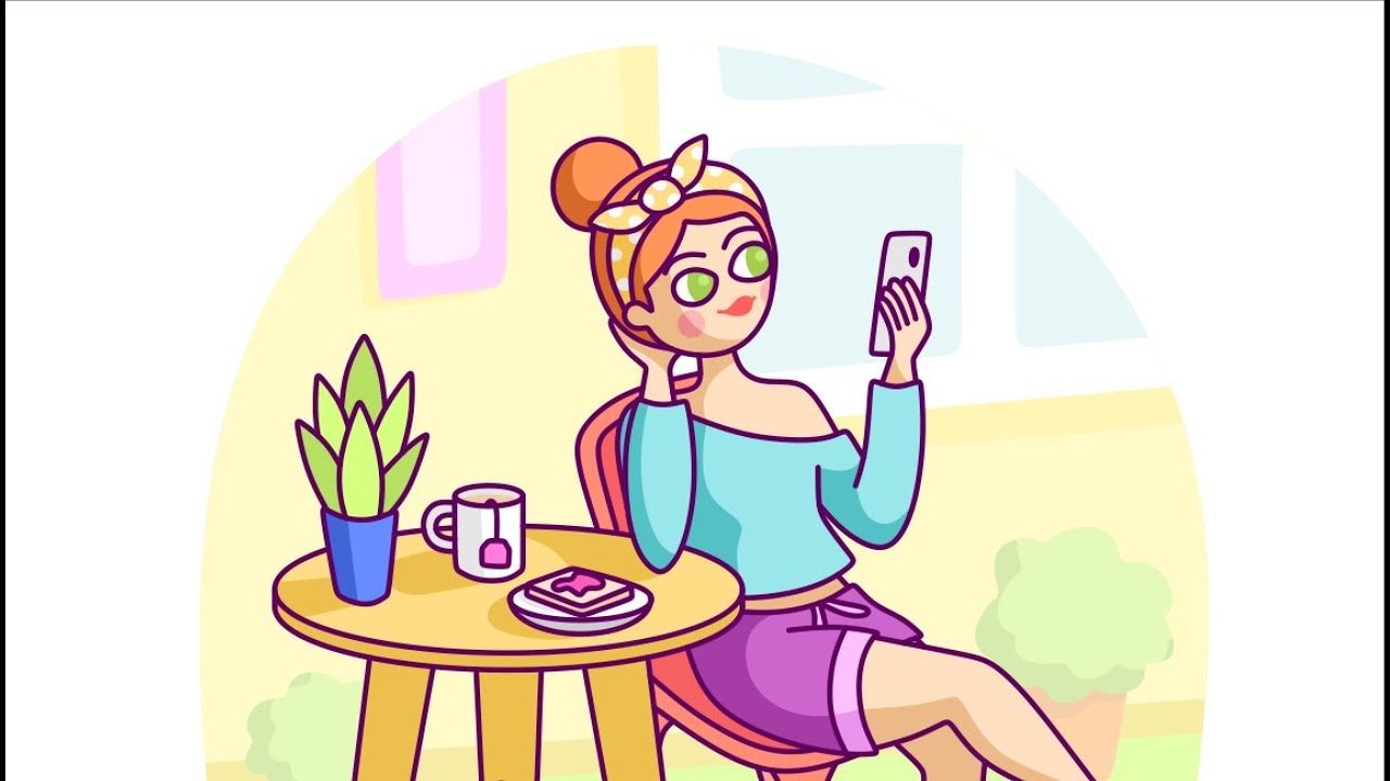 Breakfast Catch-up, vector illustration process | CorelDRAW X8 - YouTube