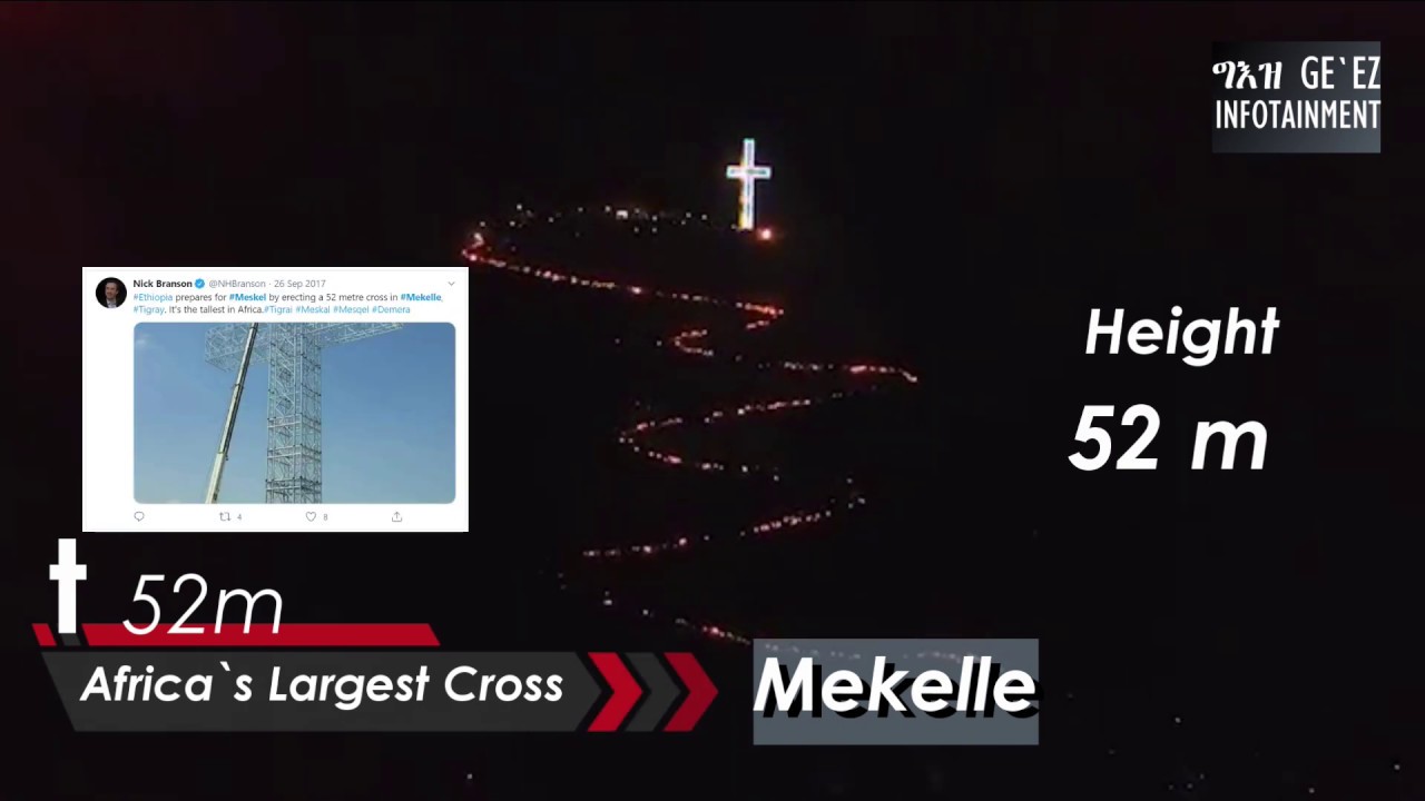Africa`s Biggest Cross & Among Top Worlds`s Biggest Cross #Mekelle # ...