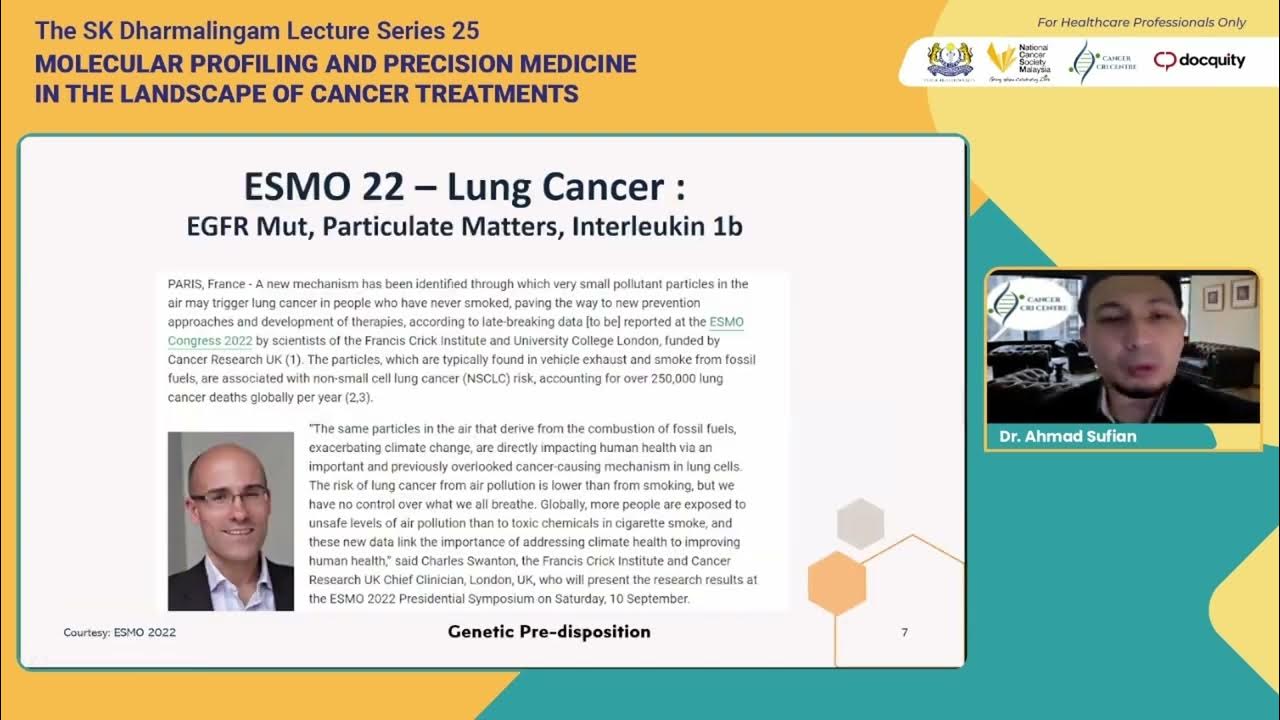 The SK Dharmalingam Lecture Series 25: Molecular Profiling & Precision Medicine - YouTube