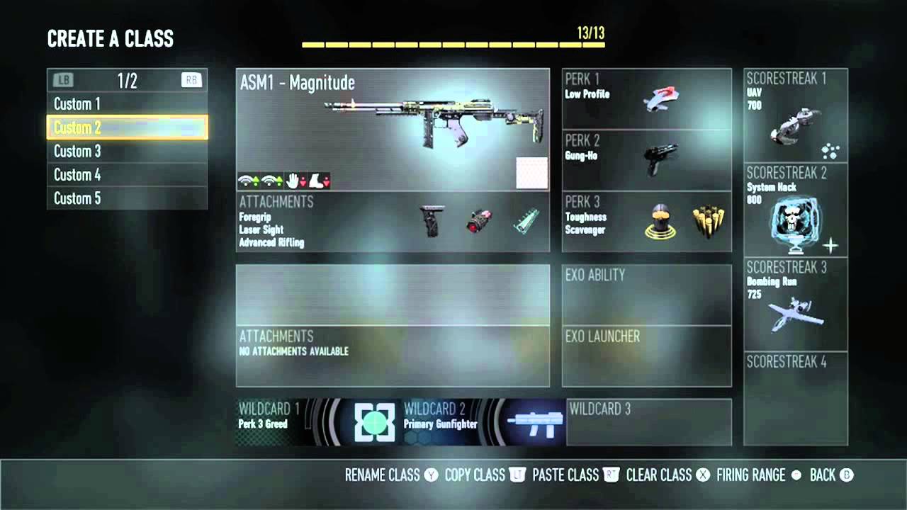 Call Of Duty: Advanced Warefare: "ASM1" Best Class Set Up" (Best SMG In ...