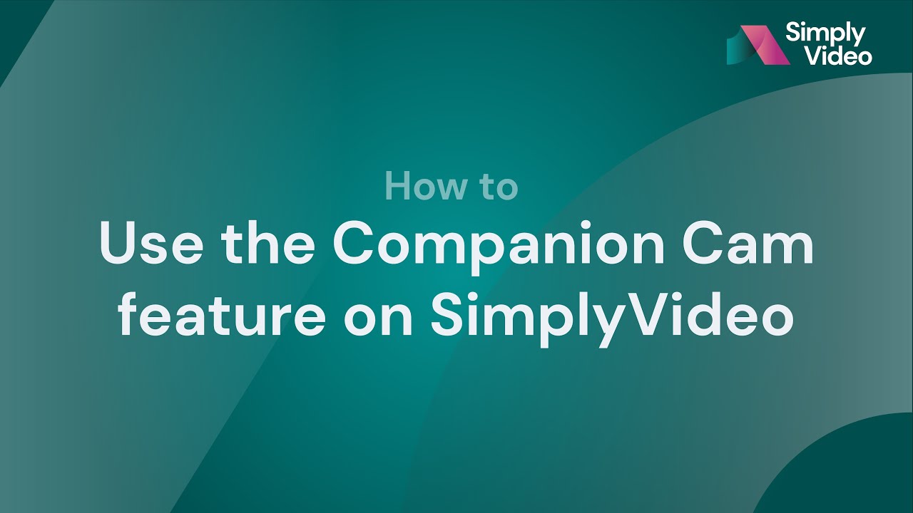 How to use the Companion Cam feature - YouTube