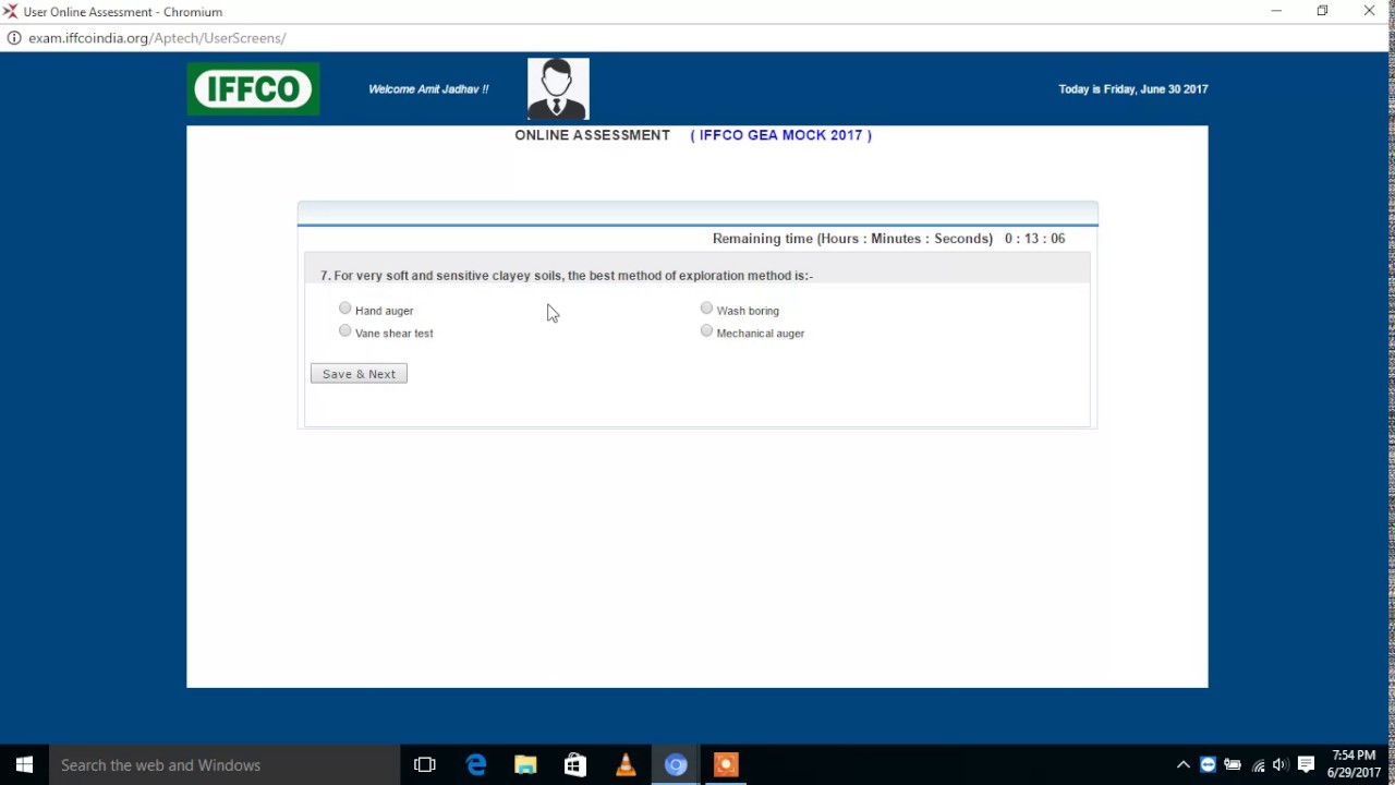 IFFCO preliminary test pattern , IFFCO MOCK TEST for GEA 2017 2017 Mock ...