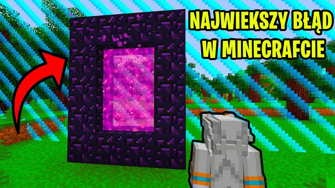 JAK WYJŚĆ POZA GRANICE MAPY MINECRAFT JEDNYM PROSTYM SPOSOBEM?! Jeż ...
