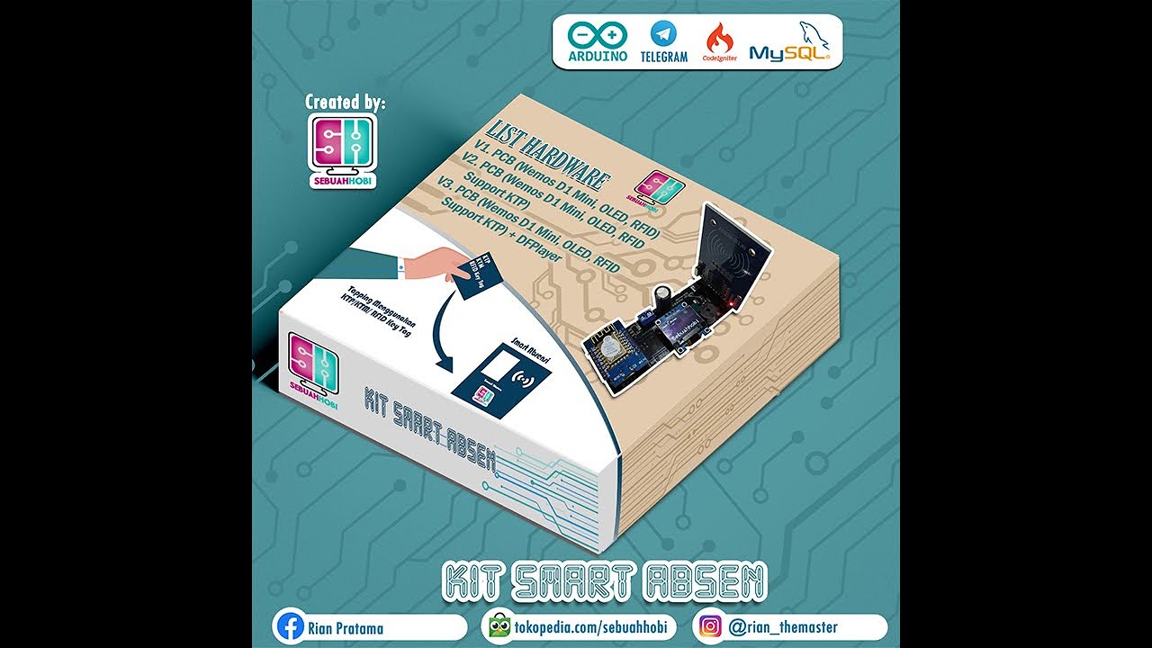 KIT Smart Absen RFID KTP - YouTube