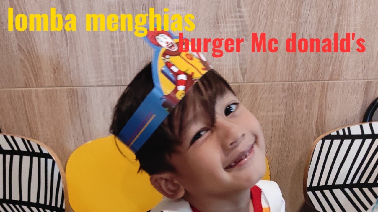 lomba menghias burger Mc donald's - YouTube