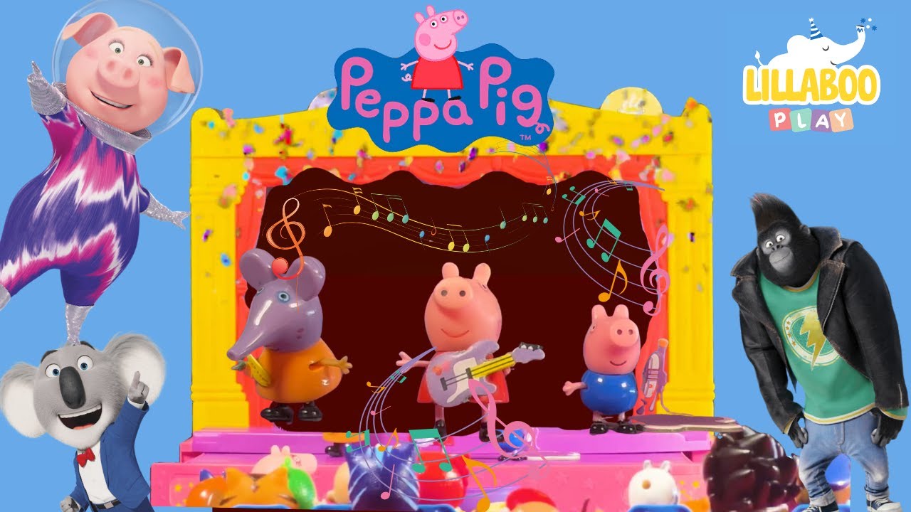 Peppa Pig's New Song (Part 4 of 4) The Big Concert ft SING 2 Rosita ...