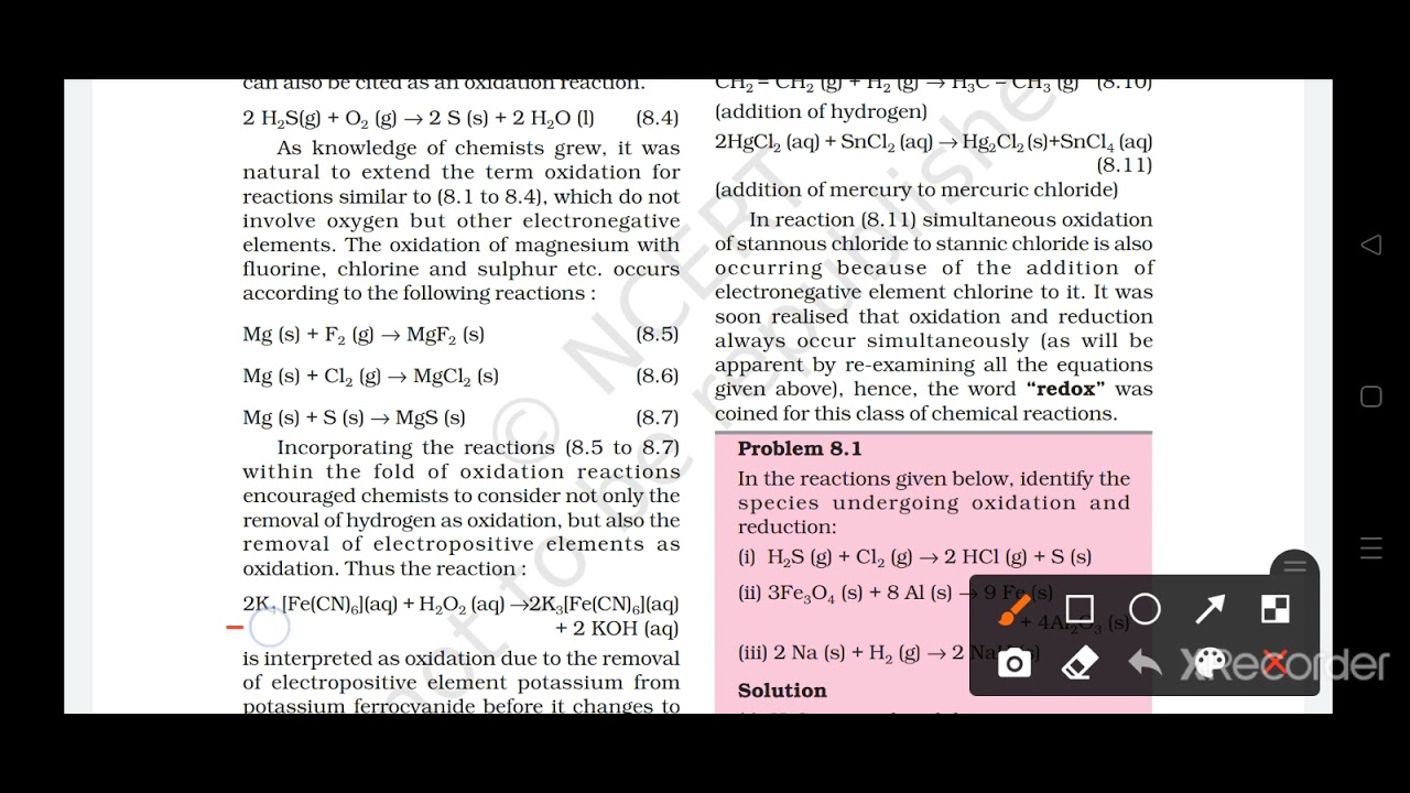 redox reaction part 1 NCERT - YouTube