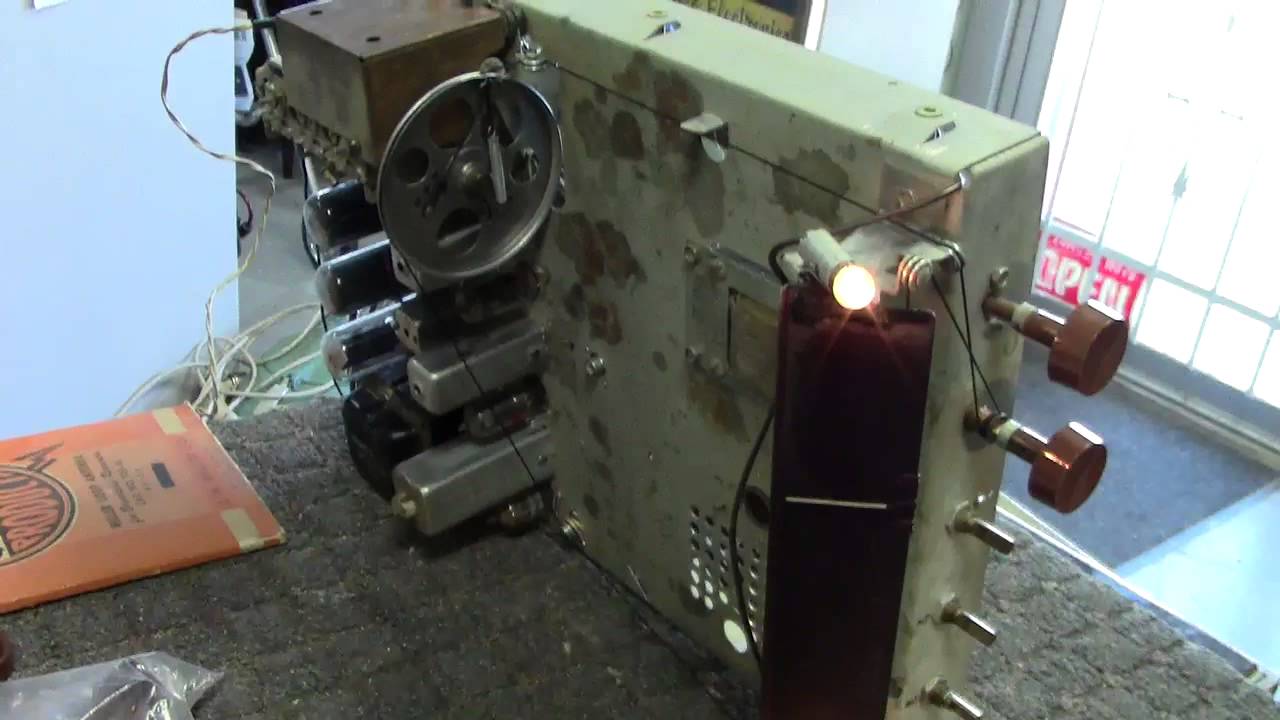 1951 RCA Model A-108 radio chassis completed repairs - YouTube